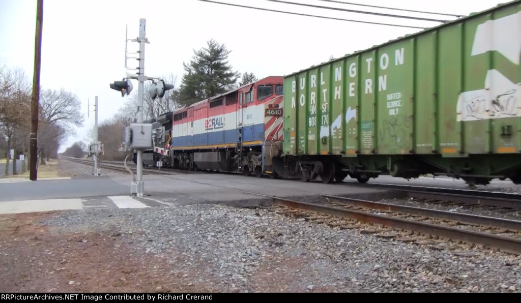 BC Rail C40-8M 4610 on 64K